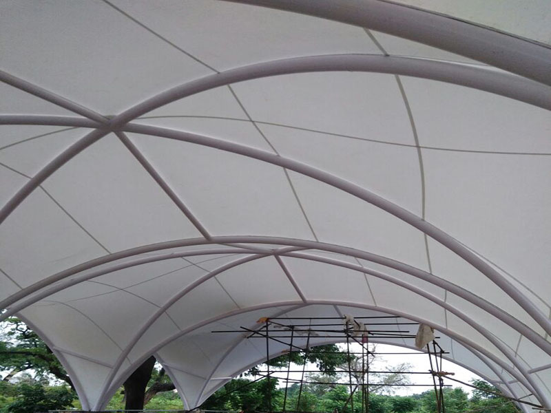 Tensile structures manufacturers in Bangalore| Tensile fabric canopy|