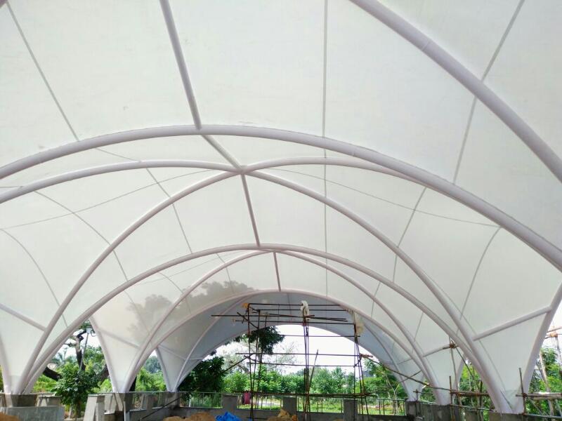 Tensile structures manufacturers in Bangalore| Tensile fabric canopy|